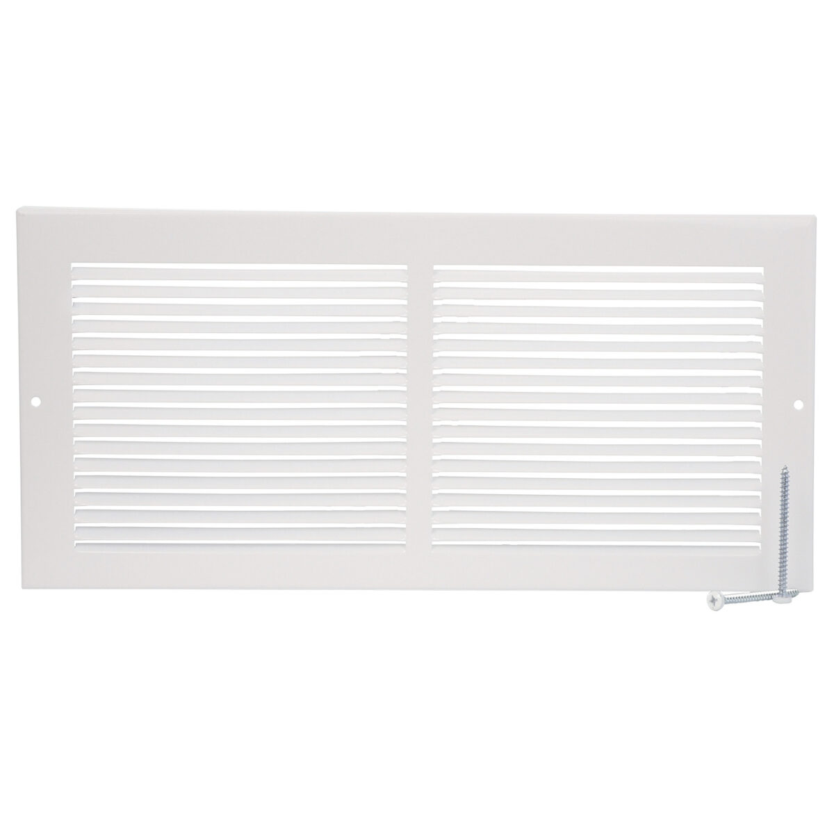 Imperial Baseboard Vent - White Metal - TimberTown Building Centre