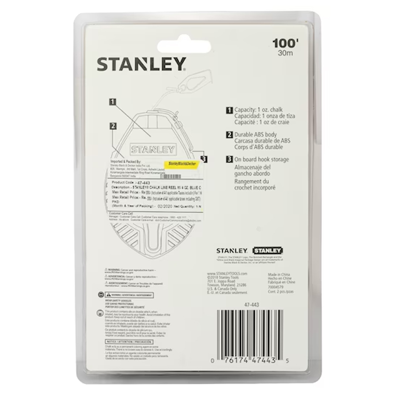 STANLEY Chalk Line Set - TimberTown Building Centre
